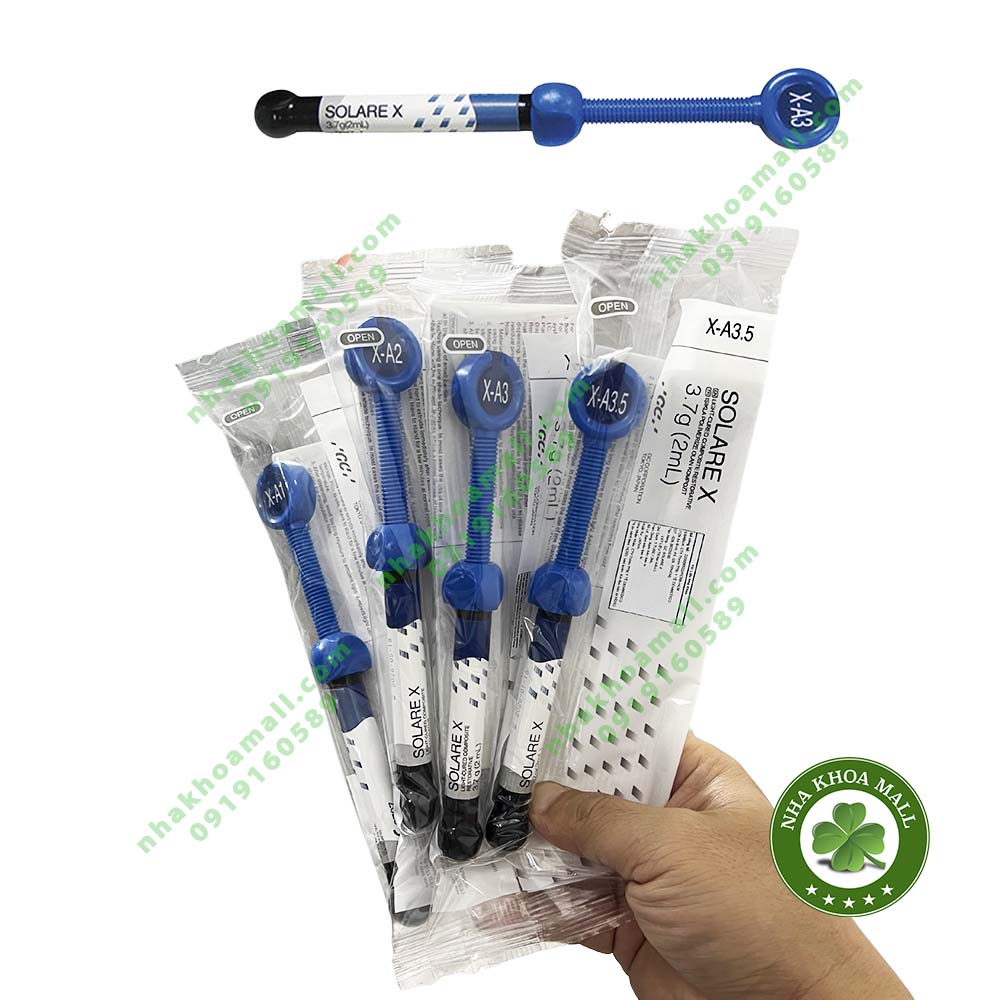 Composite đặc trám răng🌱GC Solare X màu xanh giá tốt🌱NHA KHOA MALL🌱