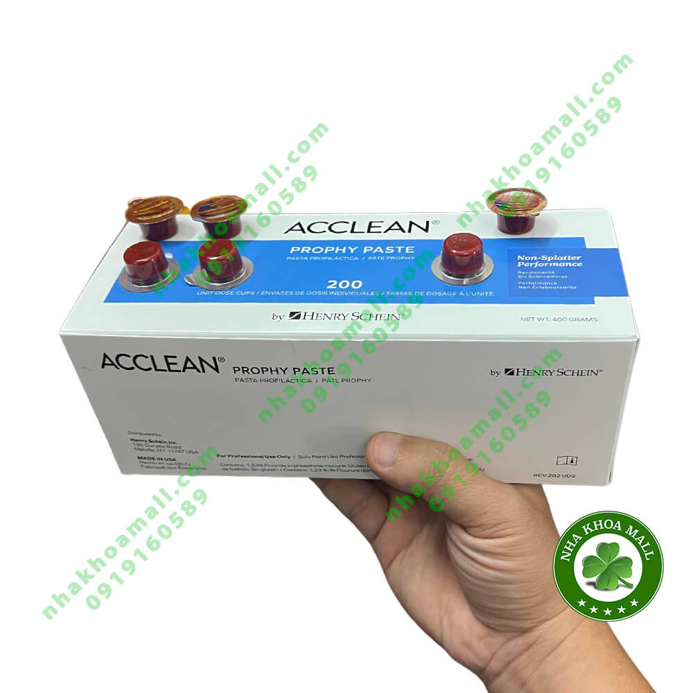 Sò đánh bóng cạo vôi🌱Acclean prophy paste Henry schein giá tốt🌱NHA KHOA ...