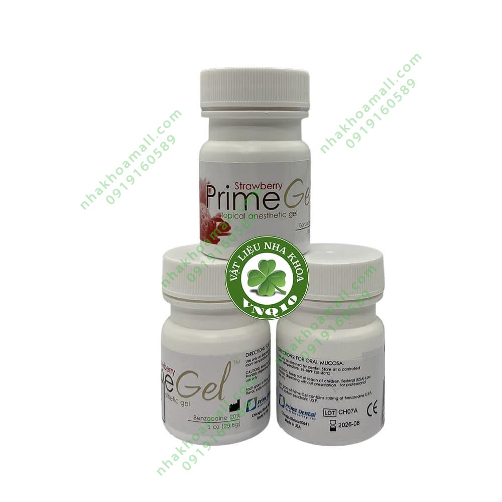 Tê bôi🌱Strawberry Prime gel vị dâu giá tốt🌱NHA KHOA MALL🌱