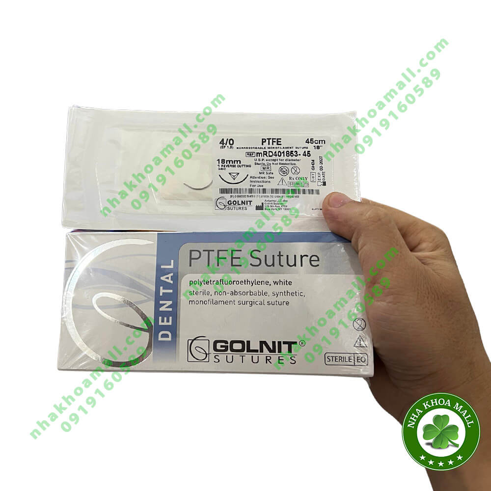 Chỉ khâu nha khoa🌱không tiêu PTFE Suture Golnit giá tốt🌱NHA KHOA MALL🌱