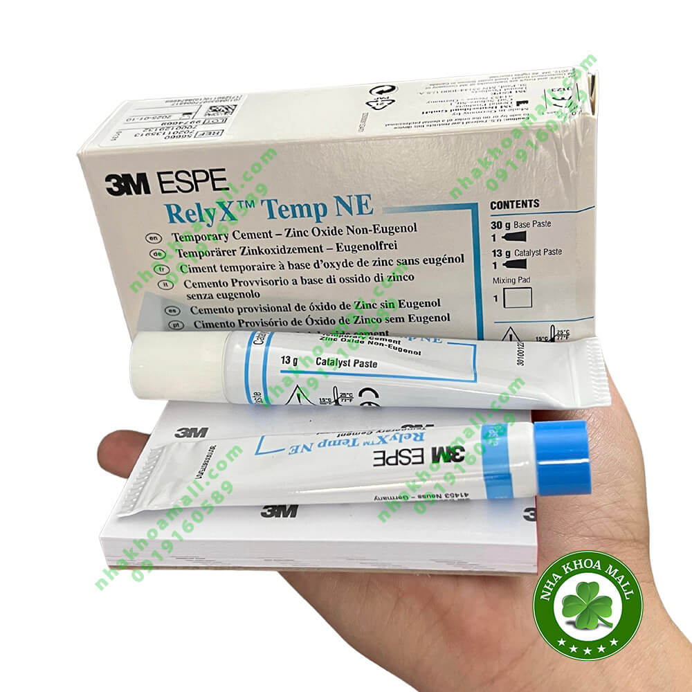 Vật liệu xi măng gắn tạm 3m RelyX Temp NE - Nha Khoa Mall 🍀