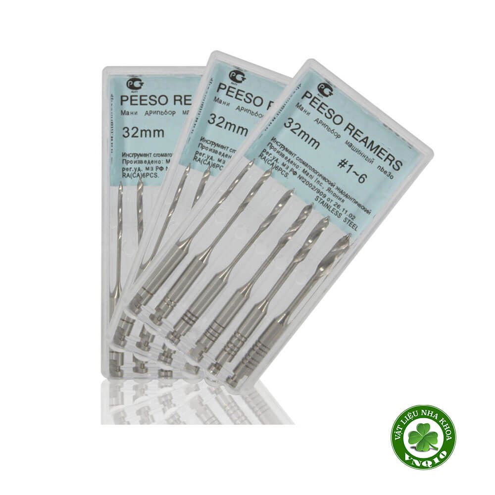 Mũi khoan chốt nội nha🌱Peeso Reamer Mani giá tốt🌱NHA KHOA MALL🌱