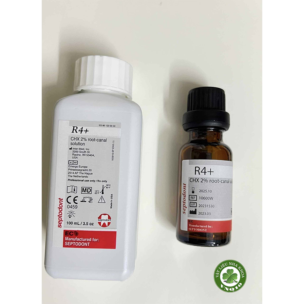 Dung dịch sát trùng ống tủy R4 + Septodont giá tốt - 🍀NHA KHOA MALL🍀