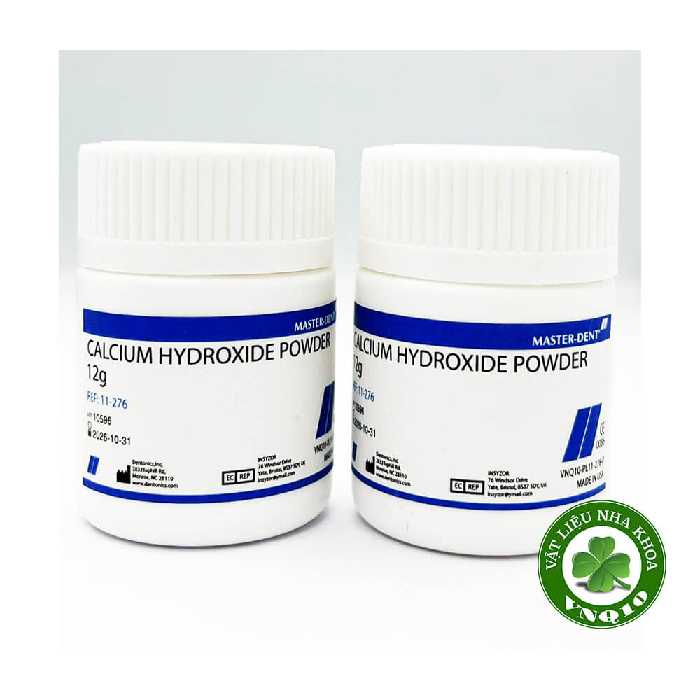 Vật liệu che tuỷ Calcium Hydroxide Masterdent Ca(OH)2 - Lọ 12gr